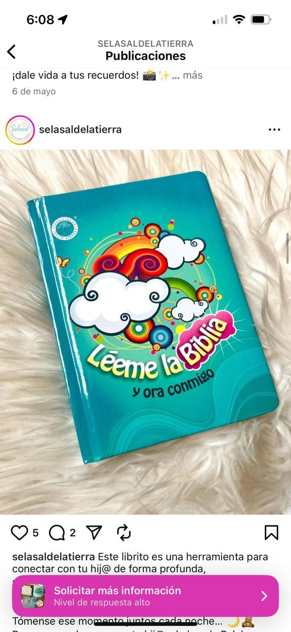 Biblia Léeme la Biblia y ora Conmigo – Selasal